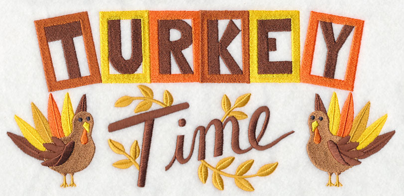 Turkey Time – Embroidery Library