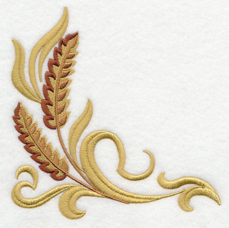 Hearty Wheat Corner – Embroidery Library