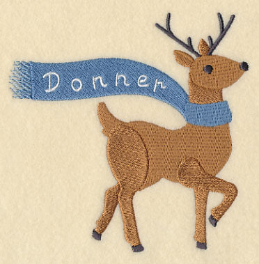 Cozy Christmas Donner – Embroidery Library