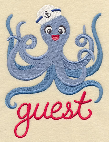 Splish Splash Octopus - Guest – Embroidery Library