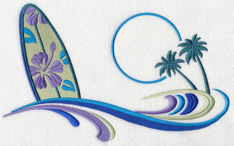 Catch a Wave Surfboard – Embroidery Library