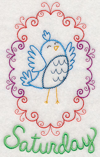 Woodland Cameo - Saturday Bluebird (Vintage) – Embroidery Library
