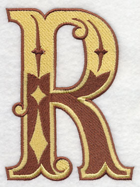 Western Letter R (5 inch) – Embroidery Library