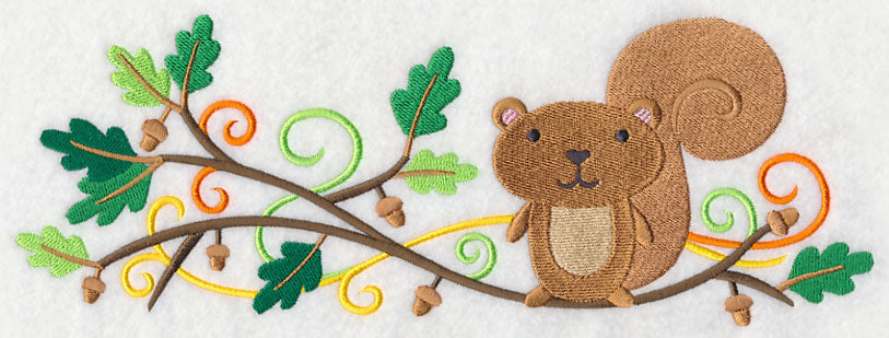 Fall Filigree Squirrel – Embroidery Library