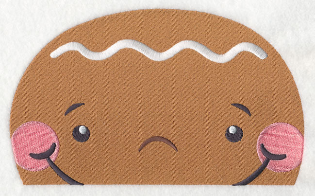 Peeking Gingerbread Boy – Embroidery Library