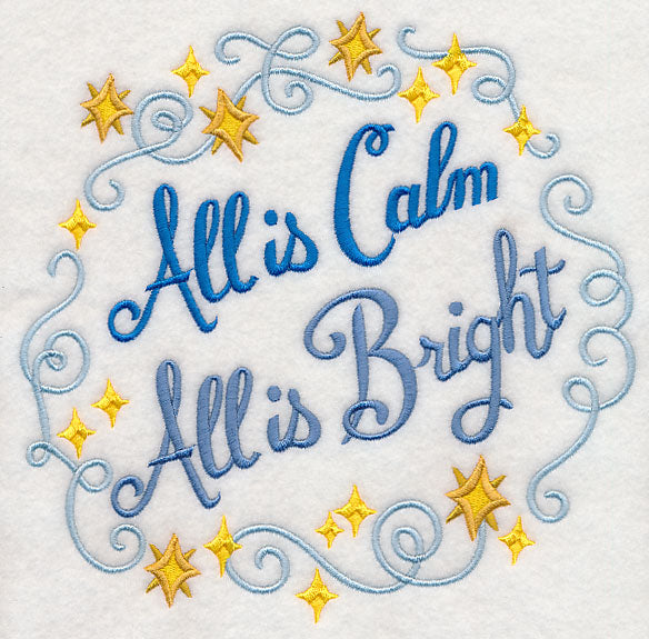 All is Calm Wreath – Embroidery Library
