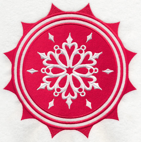Christmas Snowflake Stamp – Embroidery Library