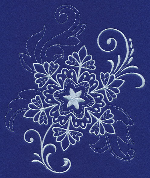 Snowy Serenade Filigree – Embroidery Library