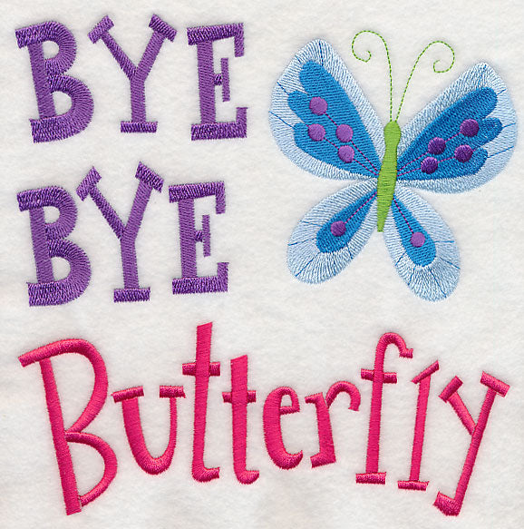 Bye Bye Butterfly – Embroidery Library