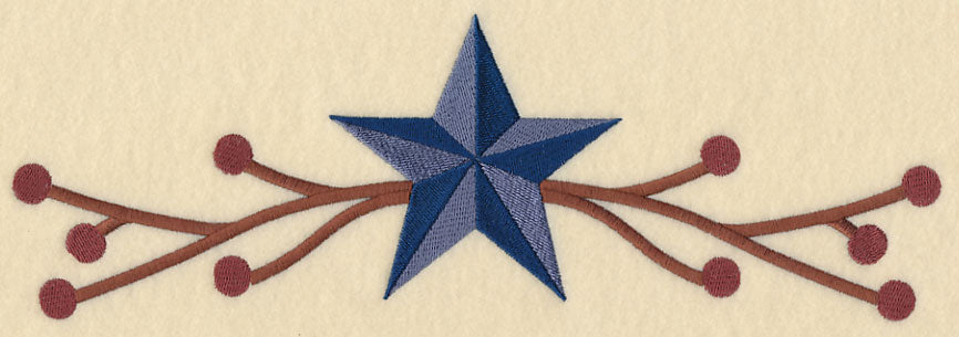 Barn Star Border – Embroidery Library