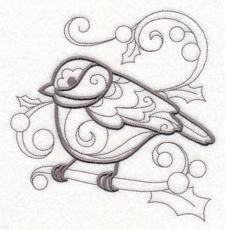 Doodle Chickadee – Embroidery Library