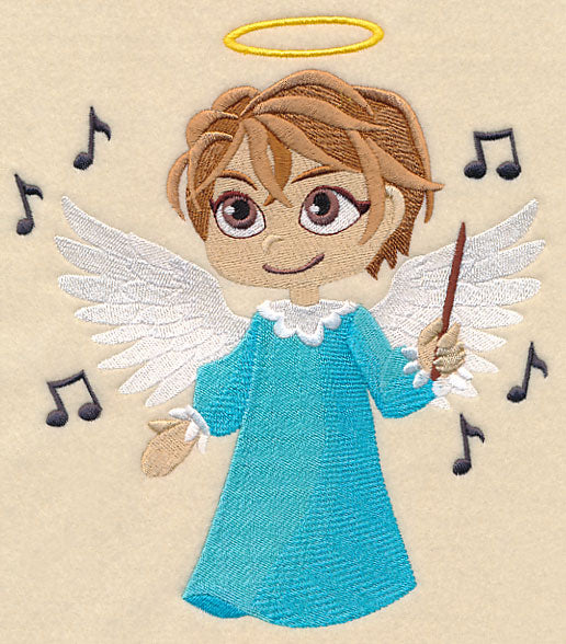 Christmas Chorus Angel Conductor – Embroidery Library