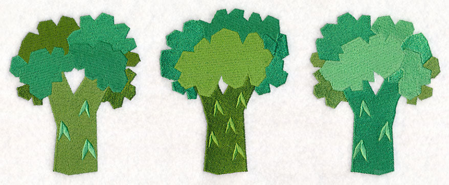 Tasty Trio - Broccoli – Embroidery Library