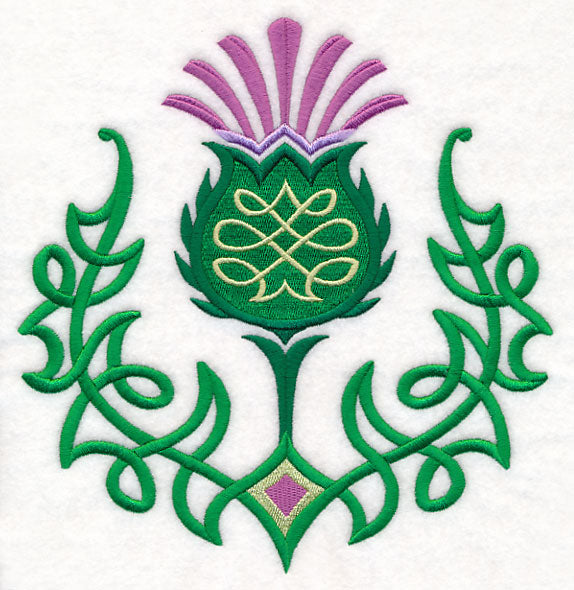 Celtic Knot Thistle – Embroidery Library