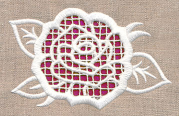 Rose Beauty (Cutwork) – Embroidery Library