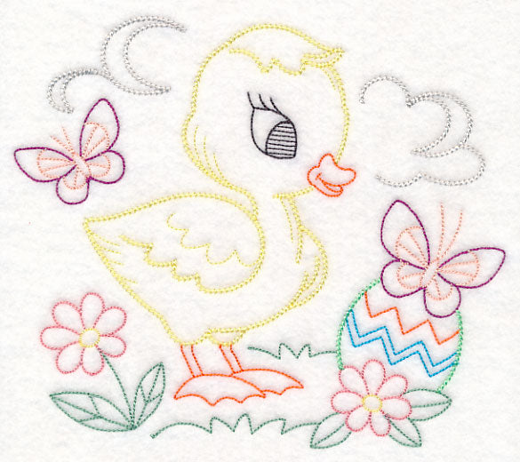 Easter Duck (Vintage) – Embroidery Library