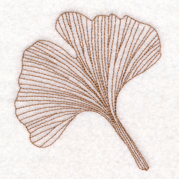 Graceful Gingko Accessory – Embroidery Library