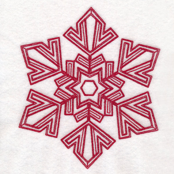 Snowflake Splendor - Superb Snowflake (Vintage) – Embroidery Library
