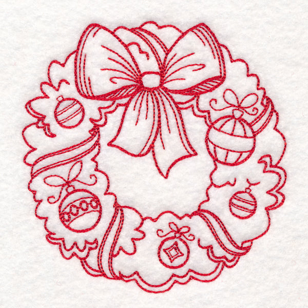 A Nostalgic Christmas (Redwork) Design Pack – Embroidery Library