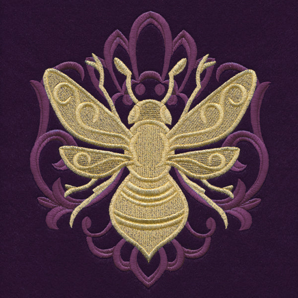 Glittering Baroque Bee – Embroidery Library