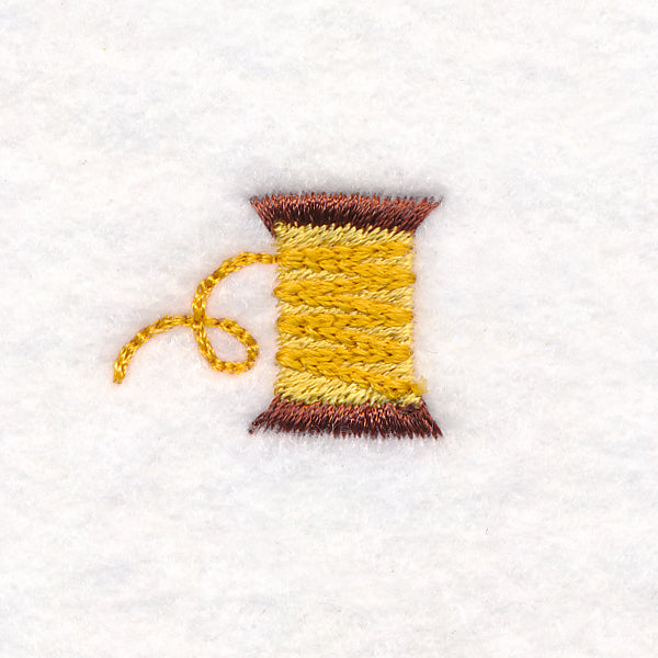 Tiny Thread Spool (Miniature) – Embroidery Library