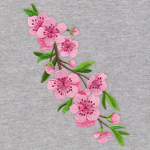 Cherry Blossom Fashion Spray – Embroidery Library