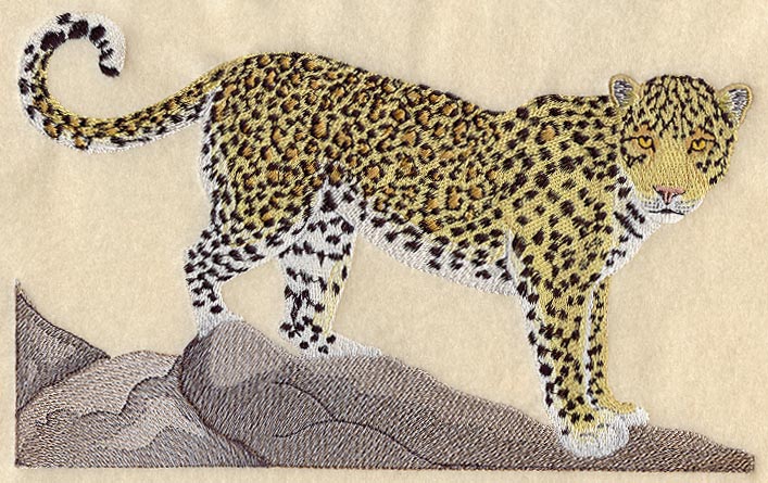 Leopard - Standing – Embroidery Library