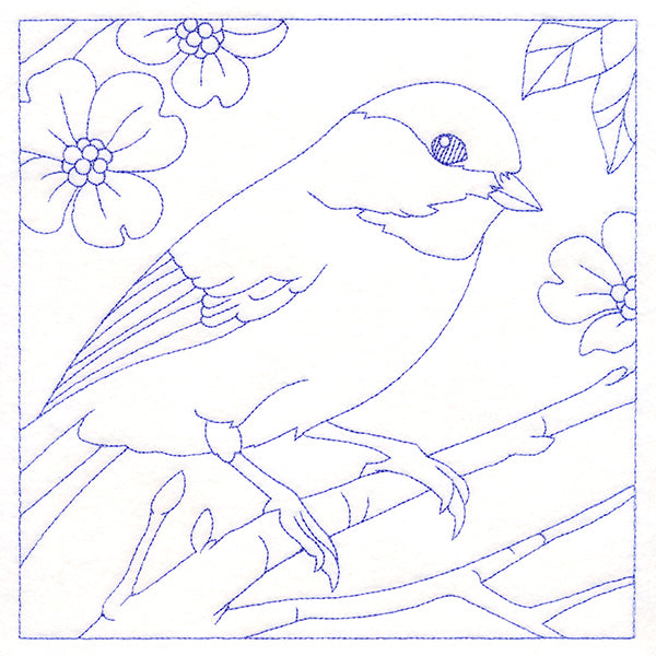 Backyard Birds Quilting - Chickadee (Double Run) – Embroidery Library