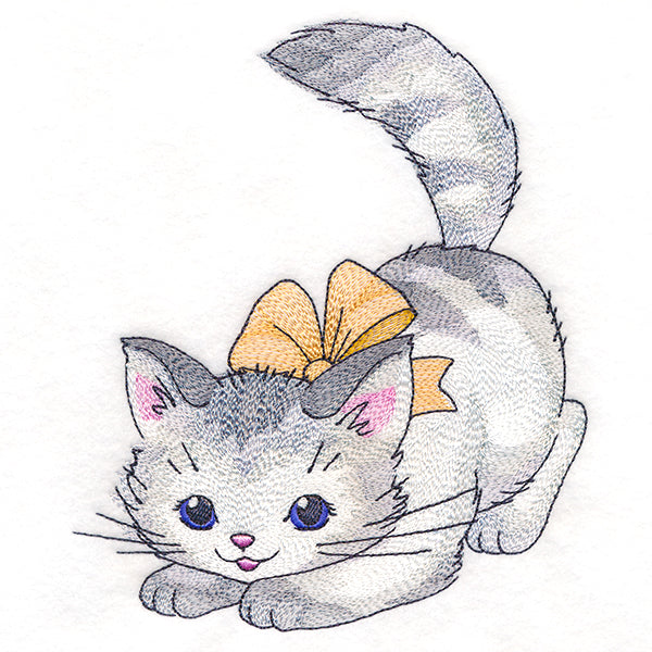 Pouncing Paws Kitty – Embroidery Library