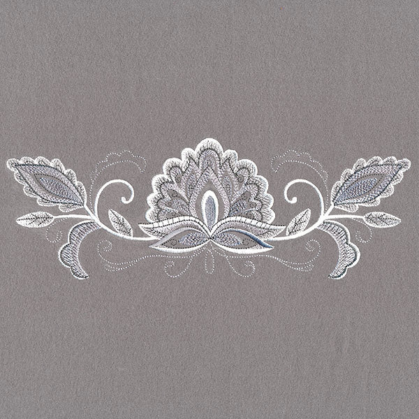 Graceful Jacobean Border – Embroidery Library