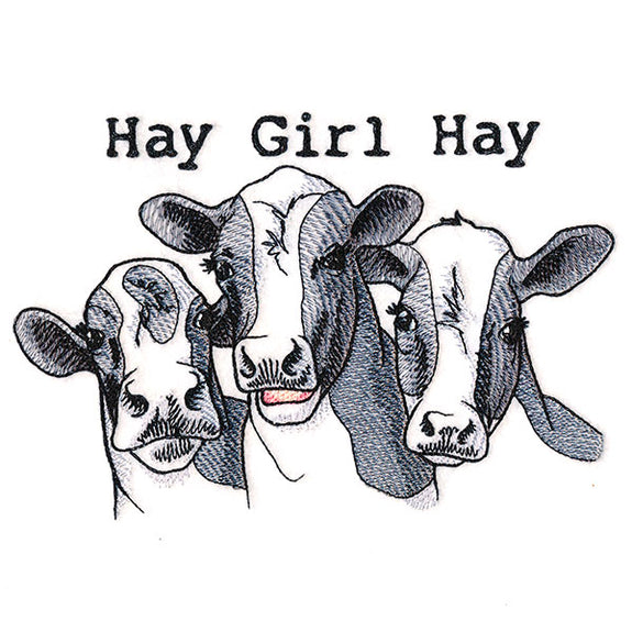 Cow Machine Embroidery Designs | Instant Downloads – Embroidery Library