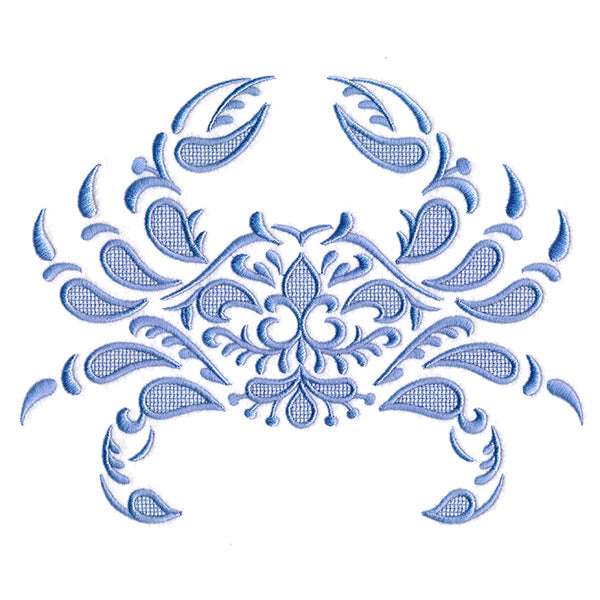 Exquisite Coastal Crab – Embroidery Library