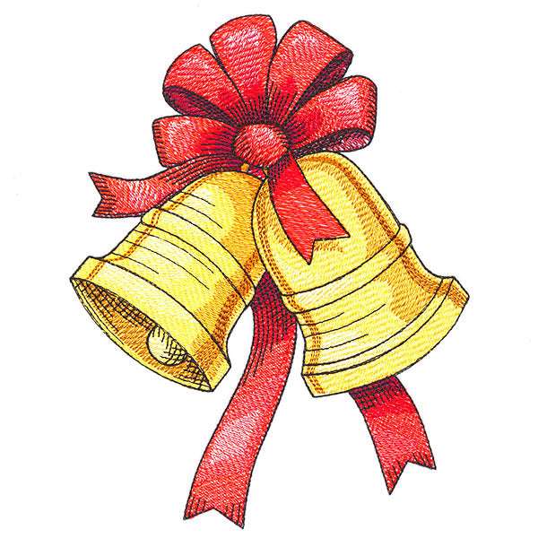 Sweet Bells Gift Bag Accent – Embroidery Library