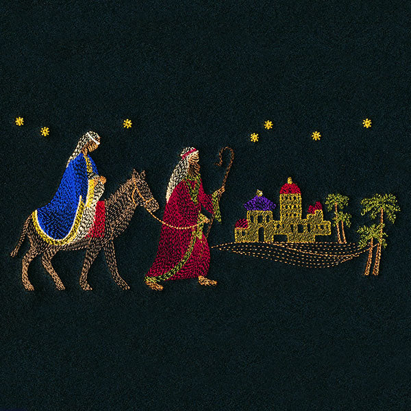 Toward Bethlehem Scene – Embroidery Library