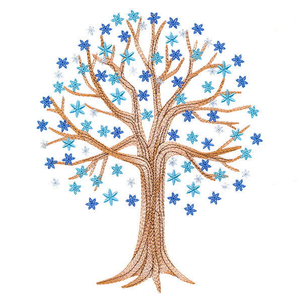 Wintertime Tree – Embroidery Library