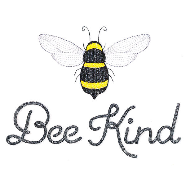 Bee Kind Sampler – Embroidery Library
