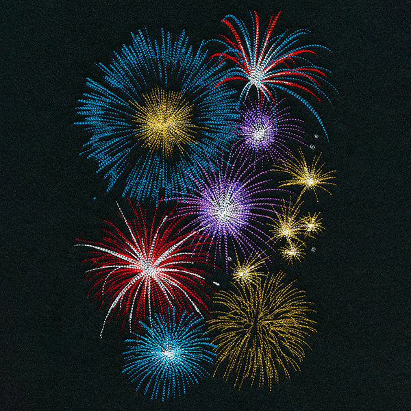 Land of the Free Fireworks Feature – Embroidery Library