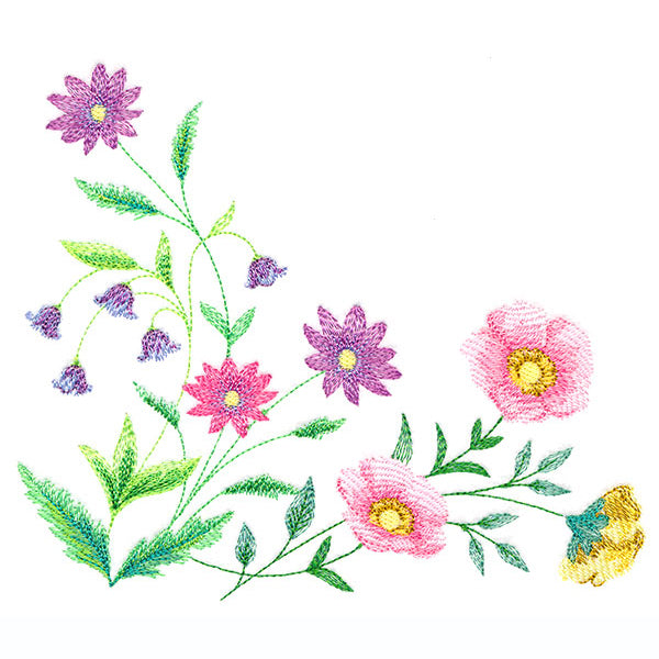 Botanical Bliss Corner – Embroidery Library