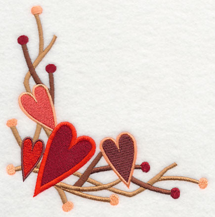 Country Hearts Corner – Embroidery Library
