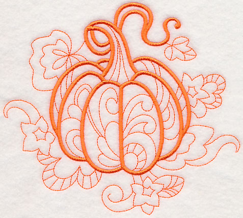 Doodle Pumpkin – Embroidery Library