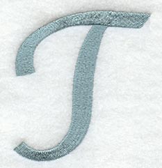 Flair Script Letter T (3 Inch) – Embroidery Library