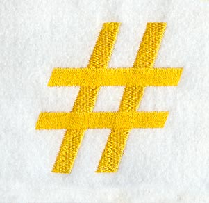 Impress Number Sign (3 Inch) – Embroidery Library
