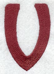 Hobo Letter V (3 Inch) – Embroidery Library