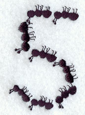 Ant Number 5 (3 inch) – Embroidery Library