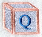 Baby Block Letter Q (2 inch) – Embroidery Library