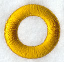 Lower Case Letter o - 2 inch (Puff Foam) – Embroidery Library