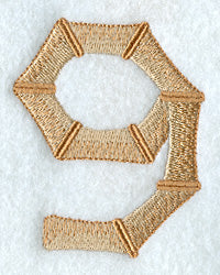 Bamboo Number 9 - 3 inch – Embroidery Library