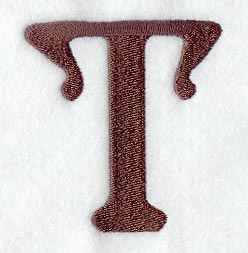 Arnold Letter T (3 Inch) – Embroidery Library