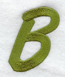 Book Script Letter B (3 Inch) – Embroidery Library