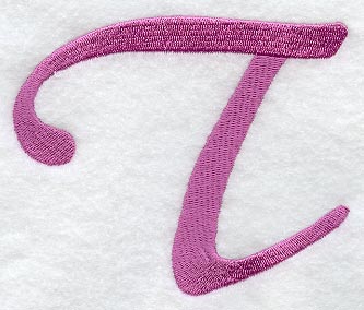 Carla Letter T (3 Inch) – Embroidery Library